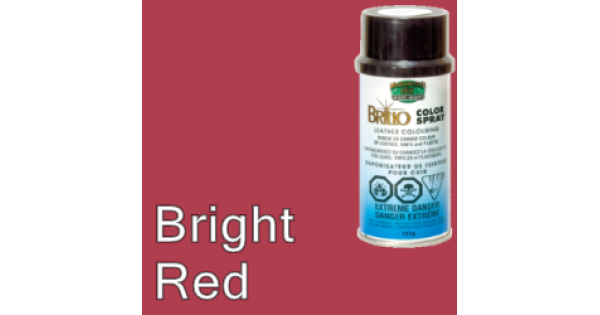 Bright Red Brillo Aerosol 178ml Vinyl Dye Plastic Paint
