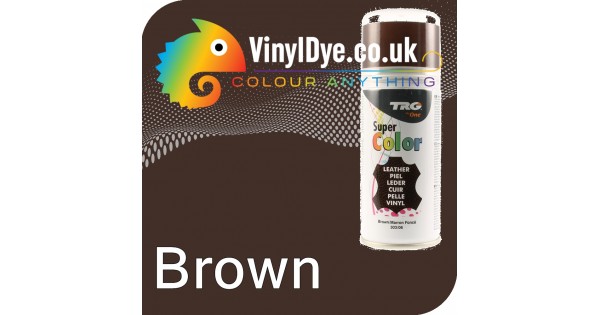 TRG Brown Vinyl Dye Plastic Paint Aerosol 150ml