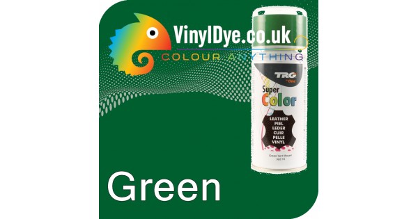 TRG Green Vinyl Dye Plastic Paint Aerosol 150ml