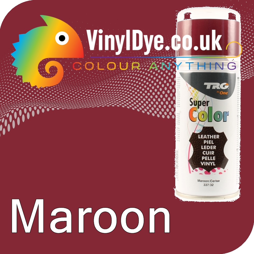 TRG Maroon (Cerise / Red) Vinyl Dye Plastic Paint Aerosol 150ml