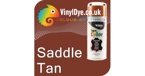 TRG Saddle Tan Vinyl Dye Plastic Paint Aerosol 150ml